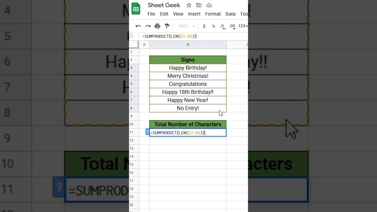 How To Calculate Total No Of Characters In Excel Sheet Data Excel How To Calculate Total No Of Characters In Excel Sheet Data Excel