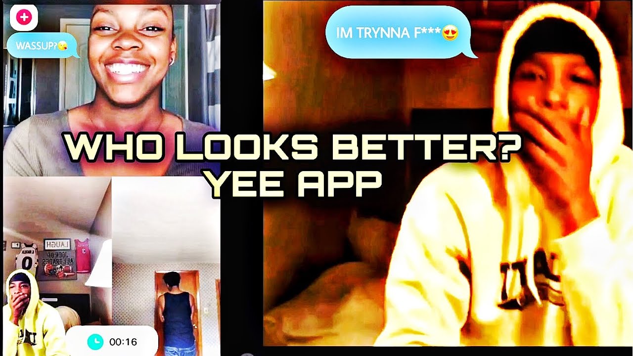 WHO LOOKS BETTER YEE APP FT: MY FRIEND (GETS CRAZY) - YouTube