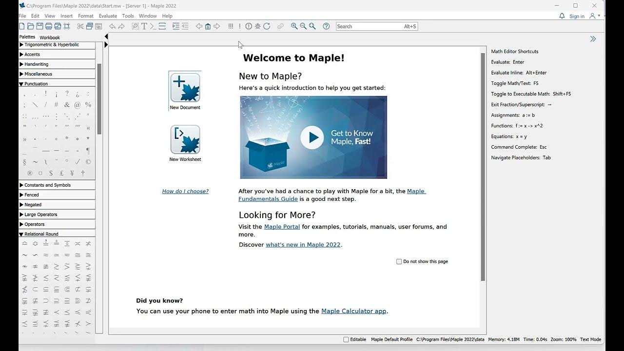 Intro to Maple for Linear Algebra - YouTube