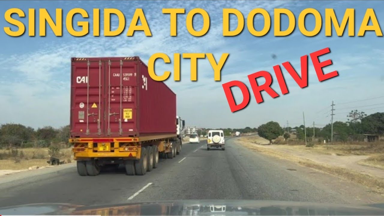 Singida Town to Dodoma City Drive | Tanzania - YouTube