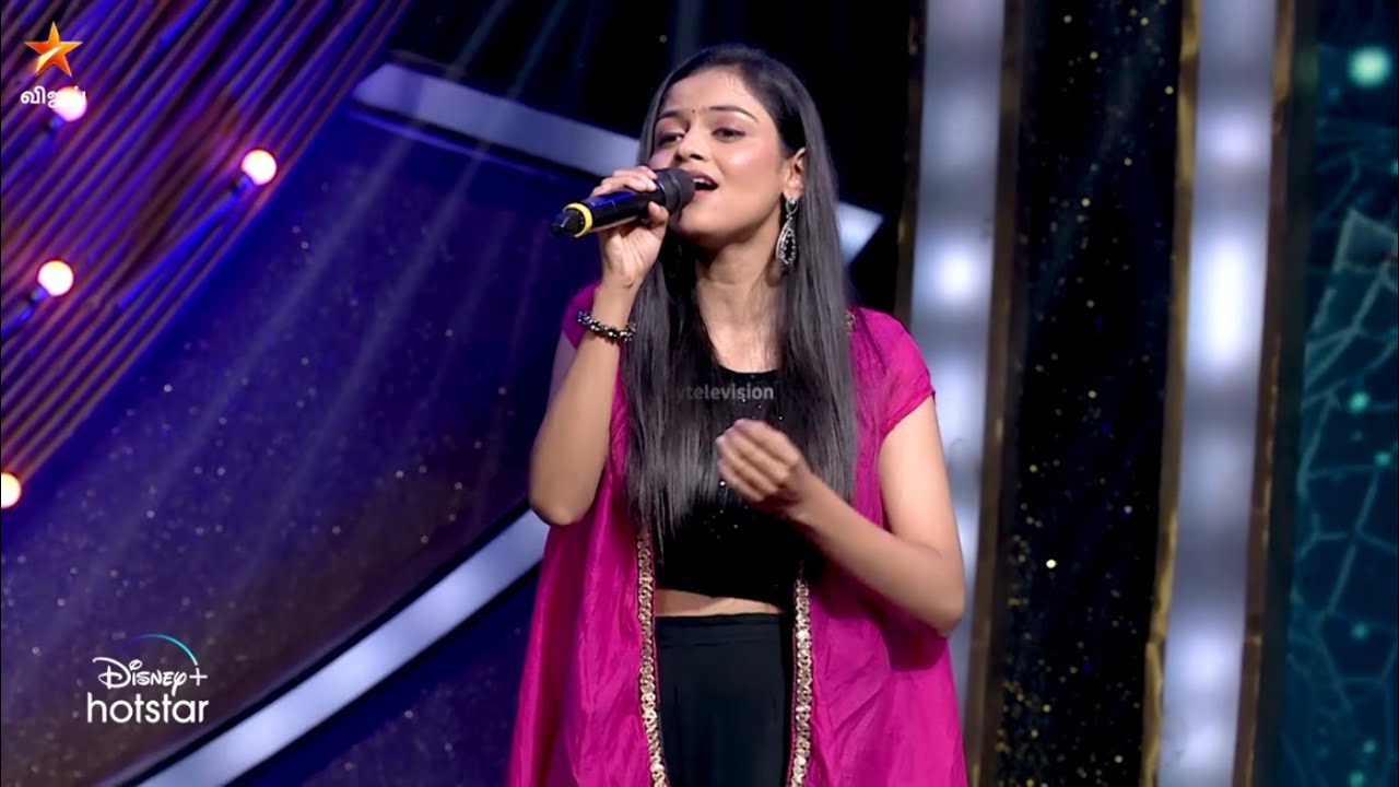 Thesulavuthe then malarale..Song by #Pooja 🎼 | Semi Final | Super ...
