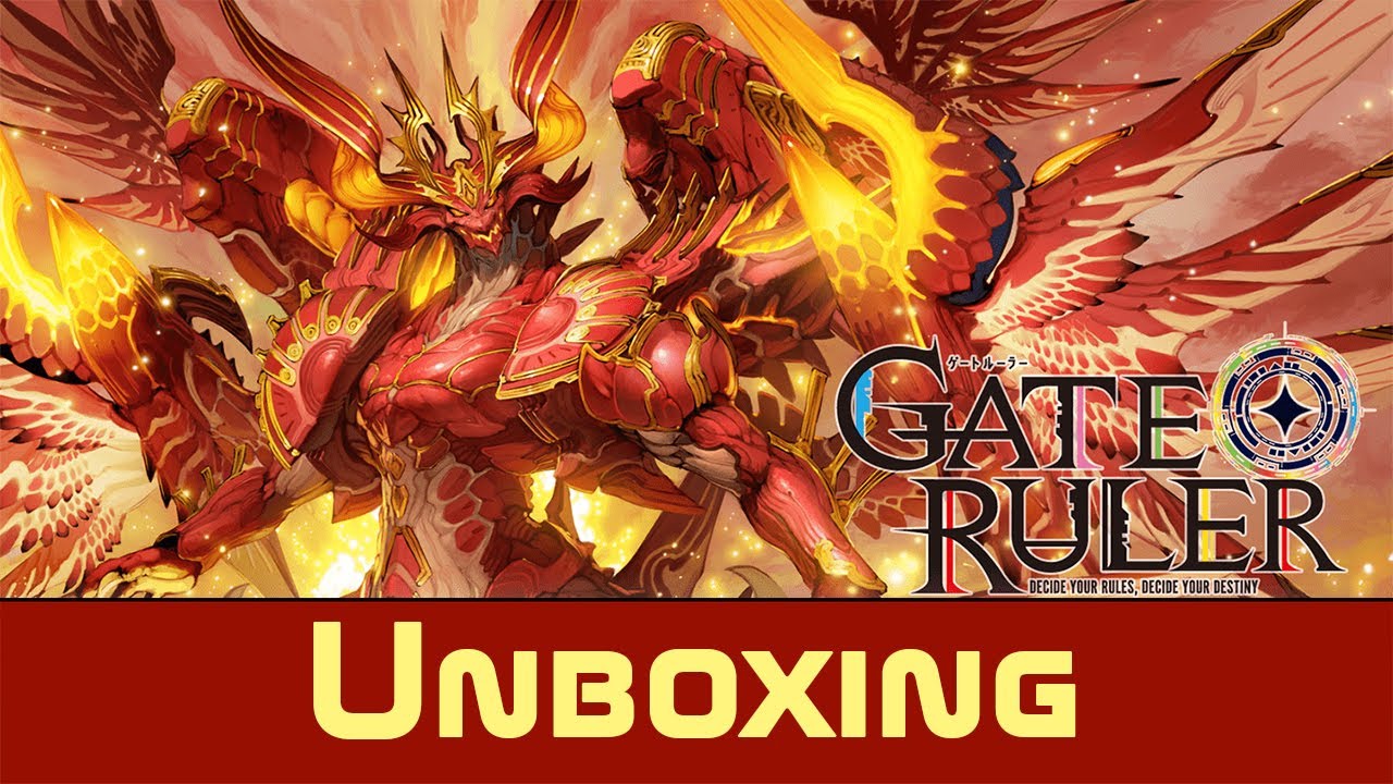 Gate Ruler TCG - вскрытие дисплея первого сета - YouTube