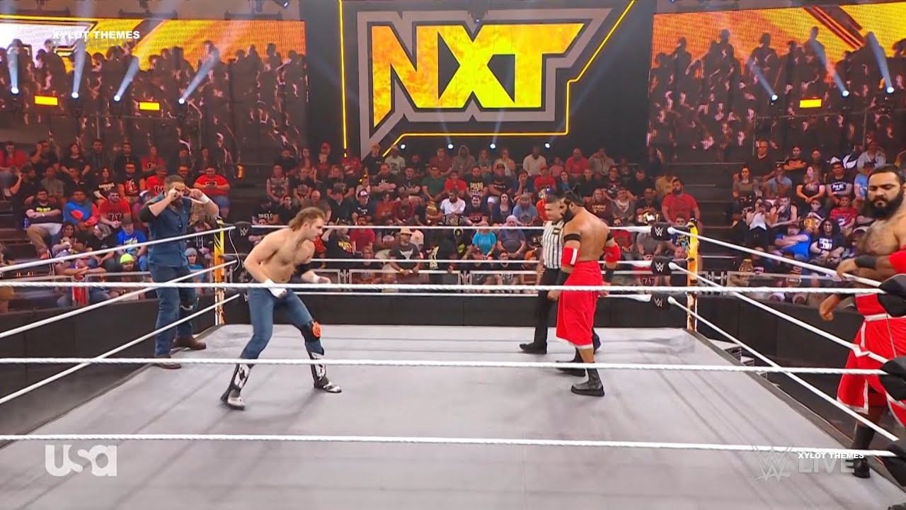 WWE NXT 2/28/2023 - Indus Sher Defeat Brookes & Jensen In A Tag Team ...