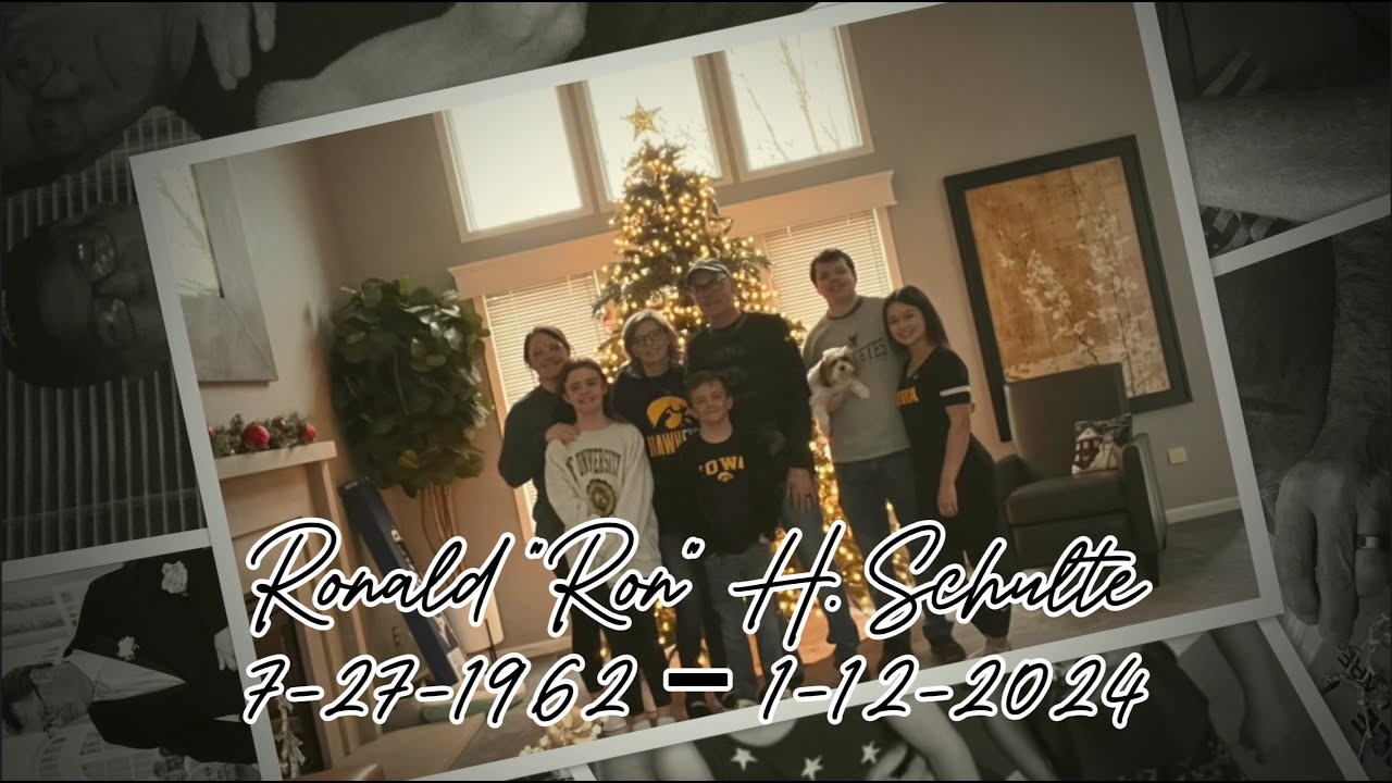 Ronald Ron H Schulte Remembrance - YouTube