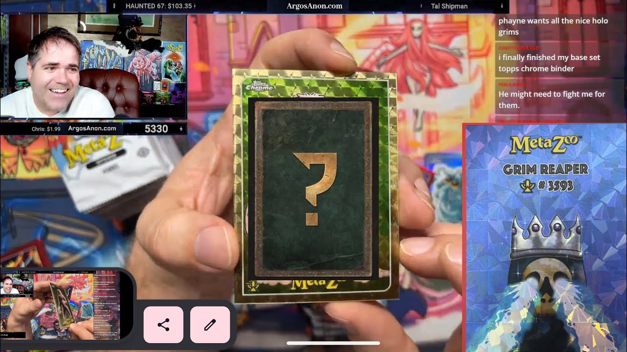 MetaZoo FULL SET NFT PFP BOX and Topps Chrome INSANE 1/1 SUPERFRACTOR ...