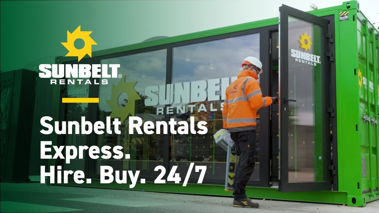 Equipment on demand with Sunbelt Rentals Express - YouTube