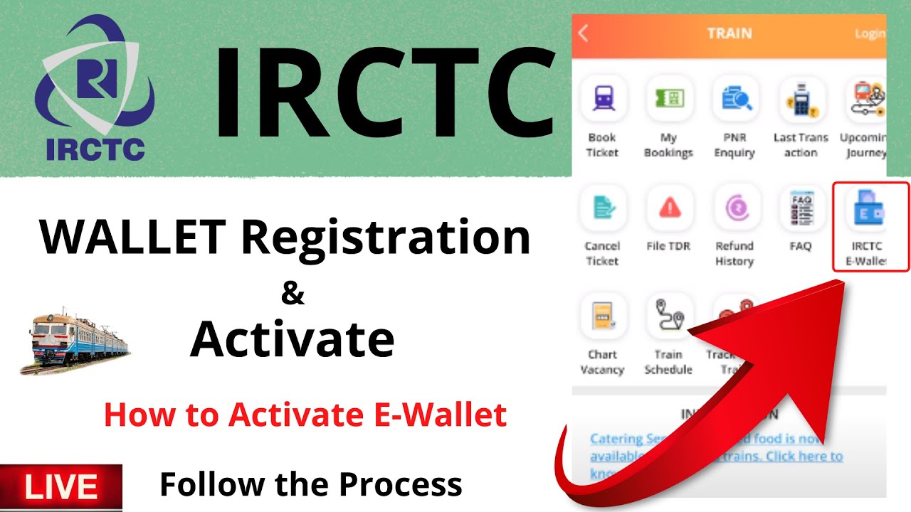 How To Activate IRCTC E Wallet E Wallet Activate Irctc Irctc E