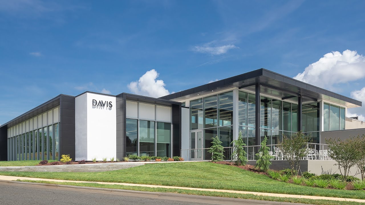 Davis Unveils a New Corporate Building - YouTube