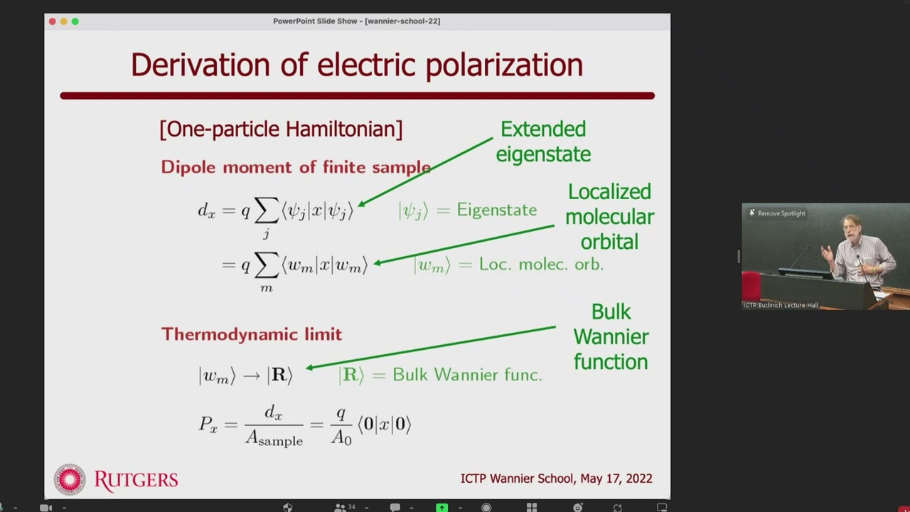 Orbital magnetization, topology, and hybrid Wannier functions - YouTube