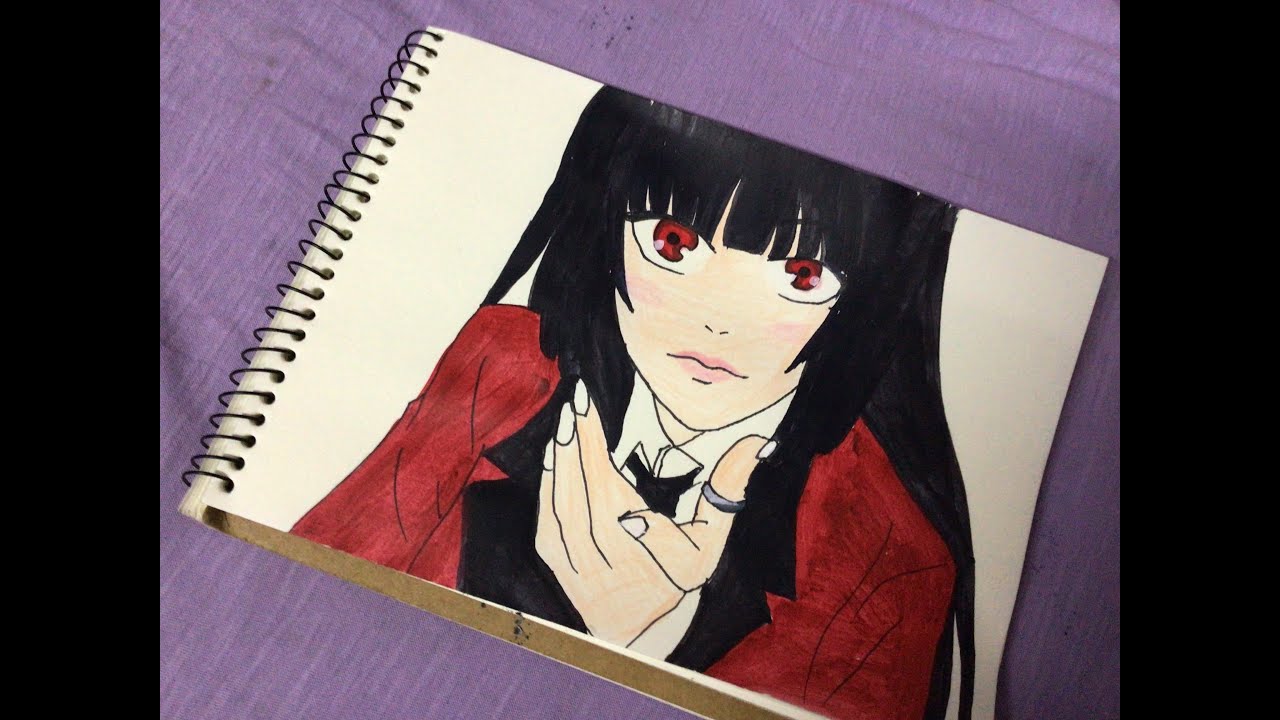 How to draw Yumeko Jabami from Kakegurui ……. - YouTube