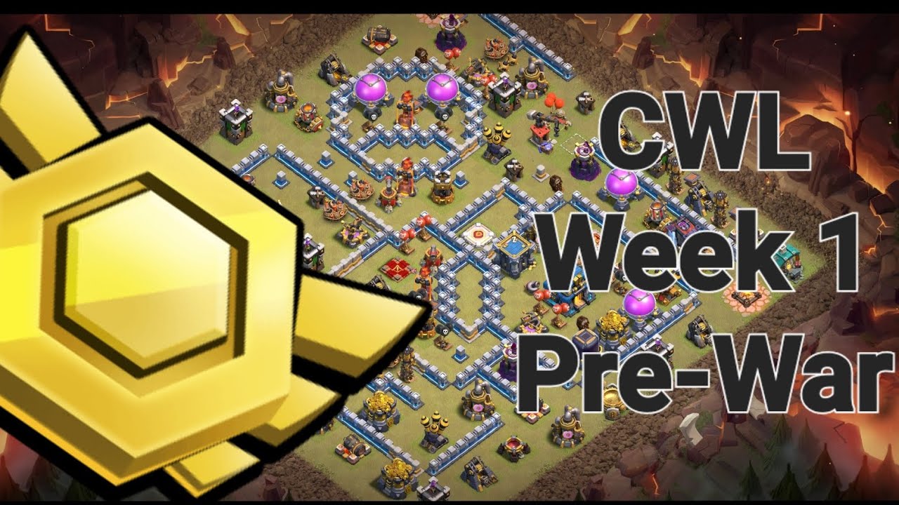 CWL is here. Here are the accounts I'll be playing with. [CWL Week 1 Pre-War] - YouTube