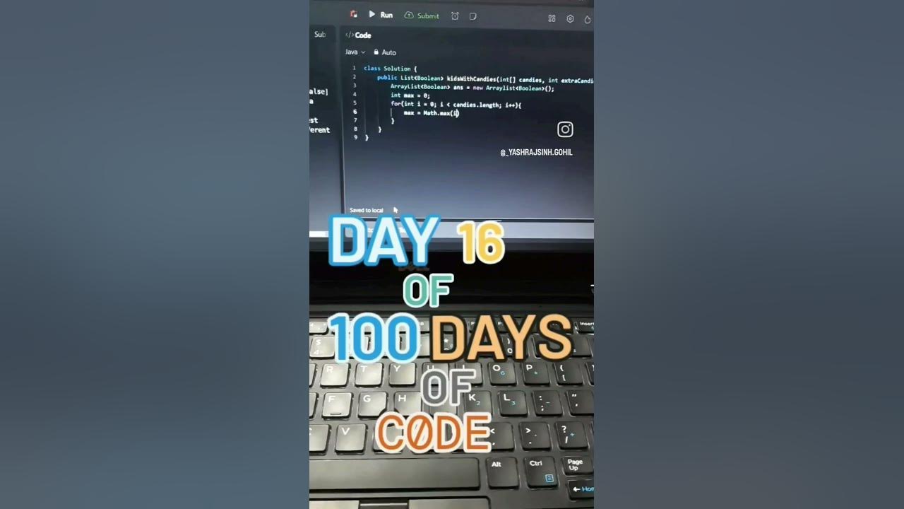 Day 16 Of 100daysofcode Coding Java Motivation Instagram Programming Webdeveloper Dsa