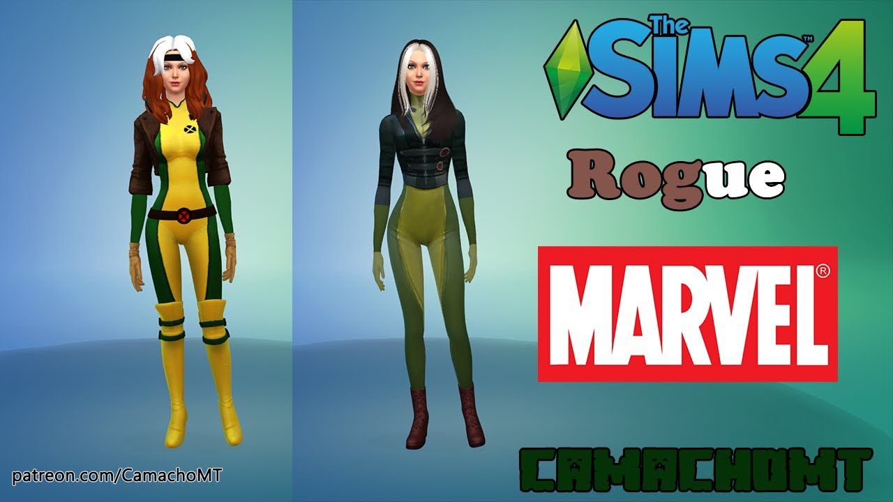 Rogue | Marvel | Sims 4 | - YouTube