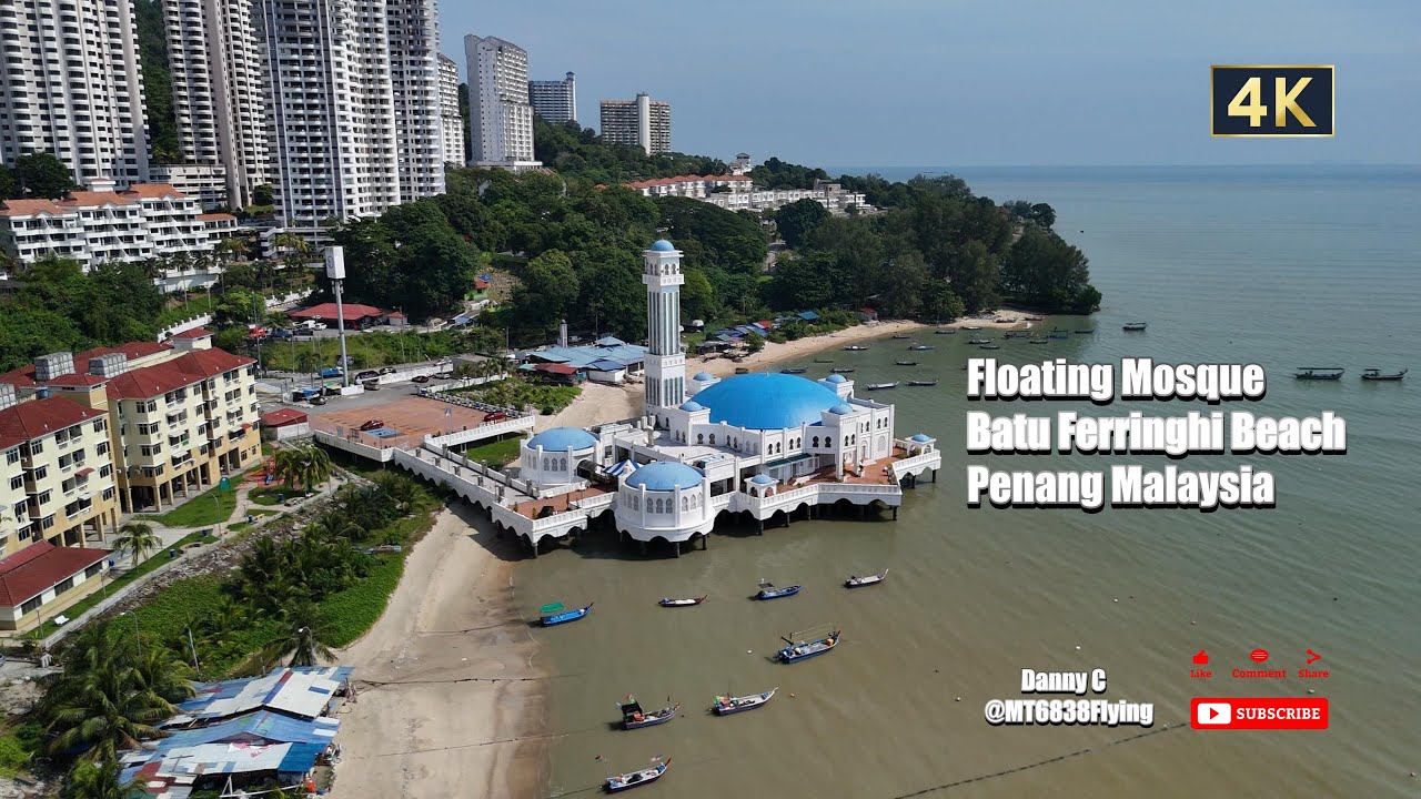 Floating Mosque Batu Ferringhi Beach Penang Malaysia - YouTube