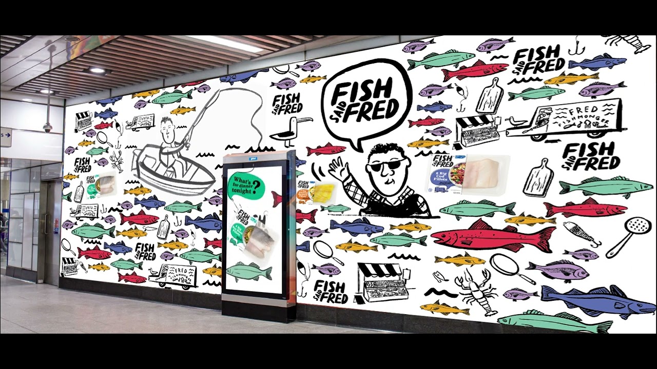 Fish Said Fred Digiwall Mockup - YouTube