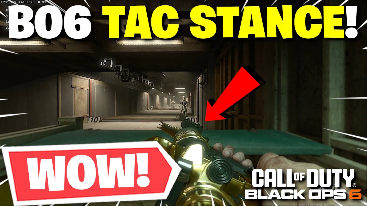 Black Ops 6 - How To Use Tac Stance In BO6! Tactical Stance Laser ...