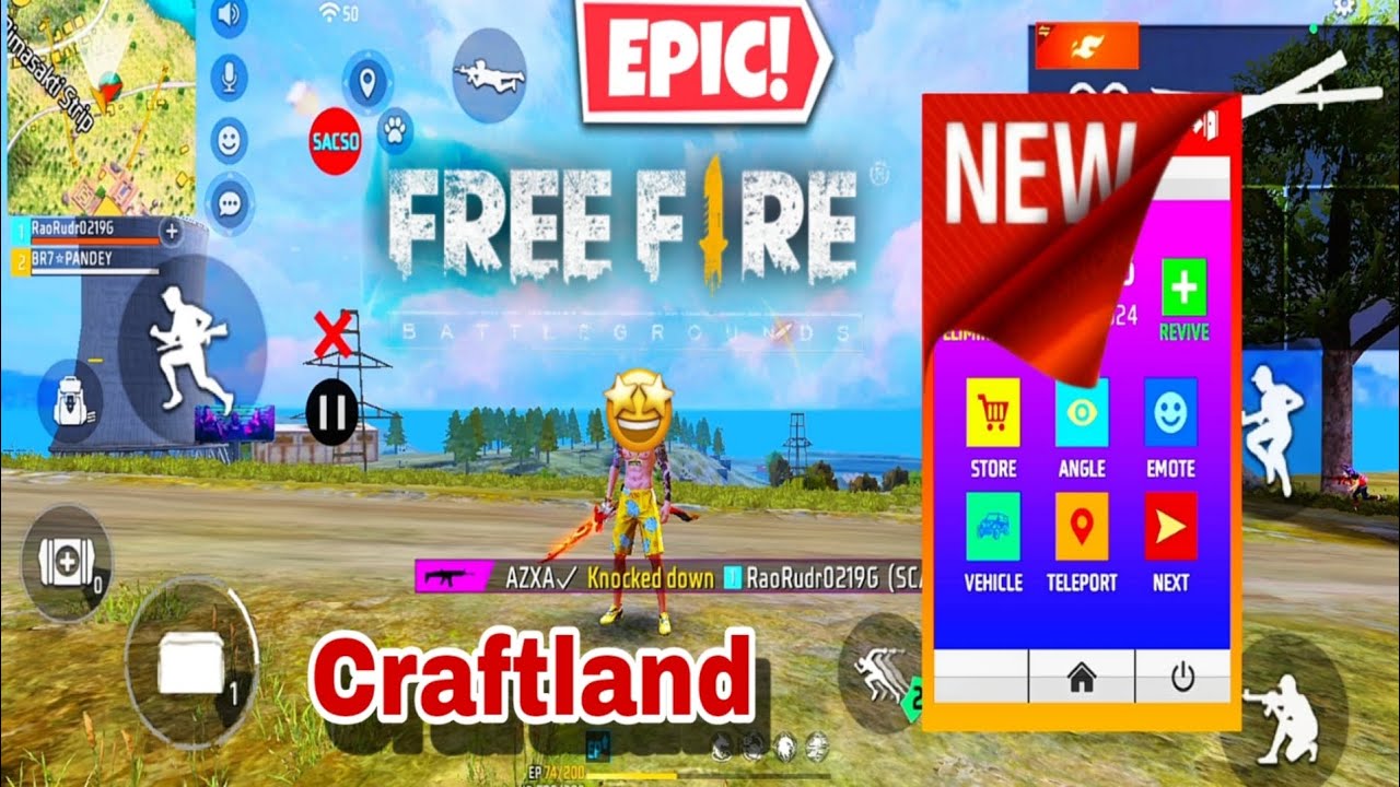 Free fire new mapcode craftland |🔺 Phone and gta 🔻type FF map 🔥wow 😳 ...