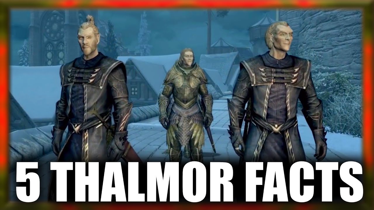 Skyrim - 5 Thalmor Facts - Elder Scrolls Lore - YouTube