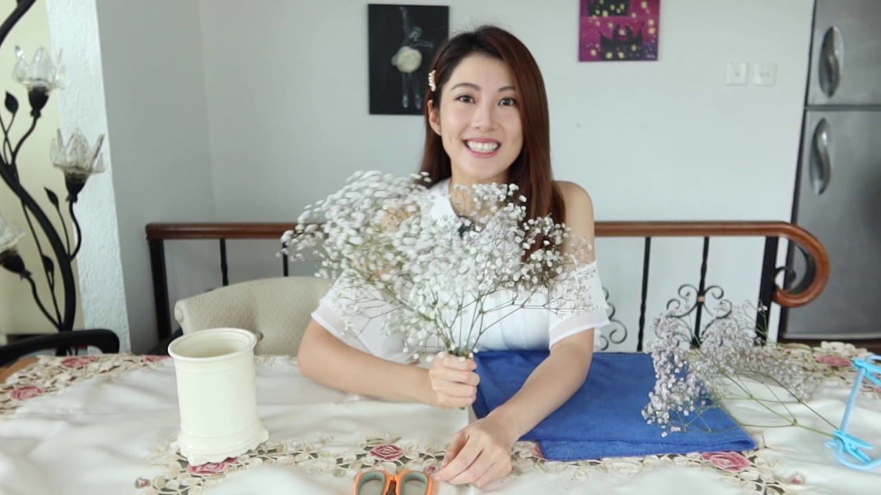 謝芷倫 Jan Tse-How to make Gypsophila ( Baby's breath) dry? | Dried ...
