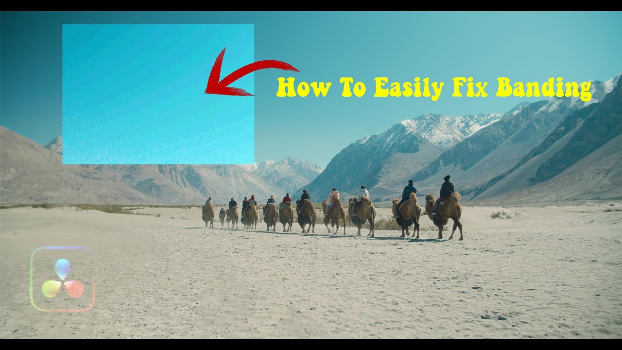 How To Fix Footage with Banding In Davinci Resolve 19 - YouTube