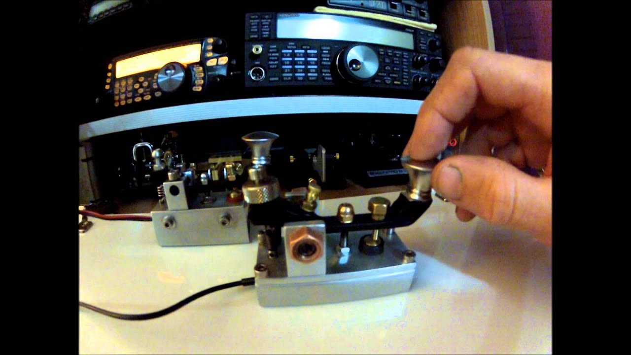 Key Morse code Home made - YouTube