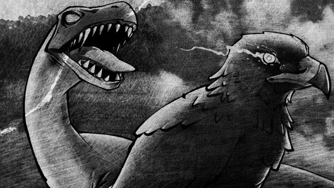 Loch Ness Monster vs. Thunderbird - Awesome Rap Battles. (Early Audio ...