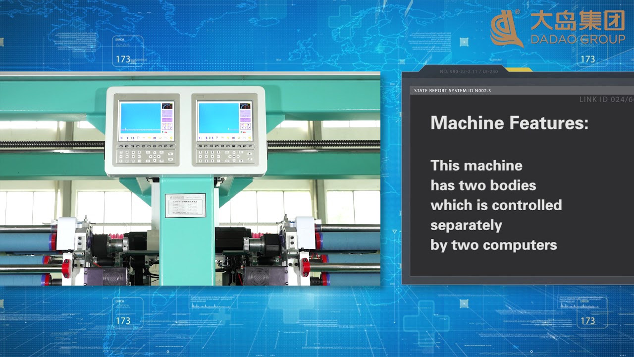 GDD-8 Double body double control horizontal linear machine - YouTube