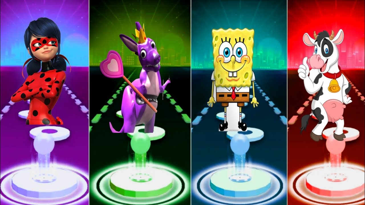 Miraculous🆚FAIRY URUROO KANGAROO🆚SpongeBob SquarePants🆚FUNNY COW ️Who ...