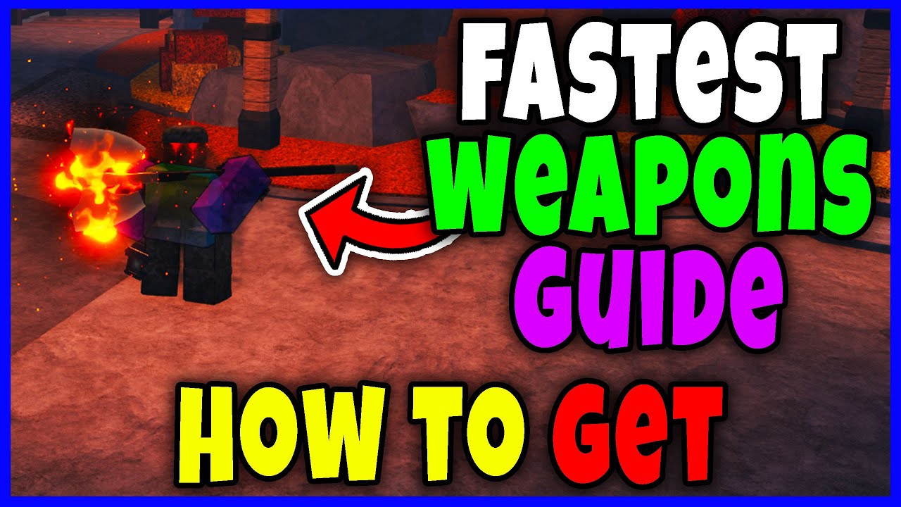 FASTEST WEAPONS in THE FORGE - BEST WEAPONS for ALL TYPES Roblox - YouTube