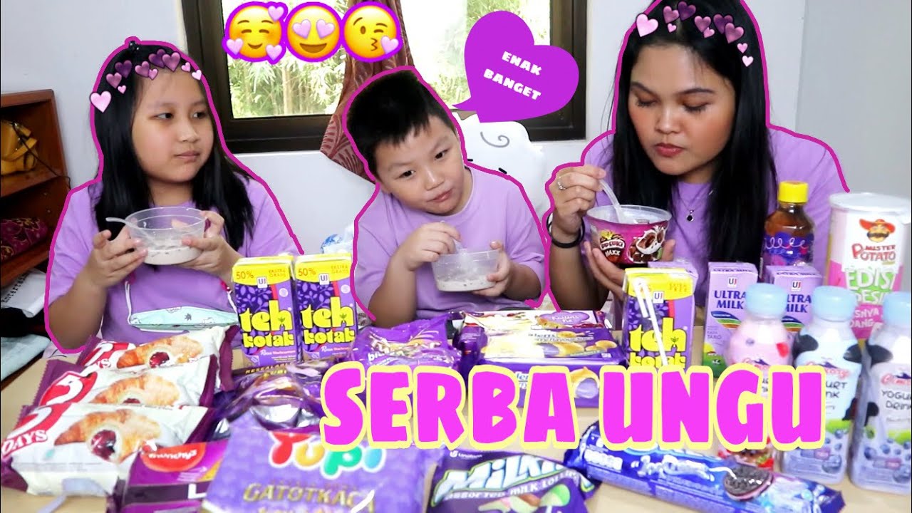 SNACK WARNA UNGU 💜 - YouTube