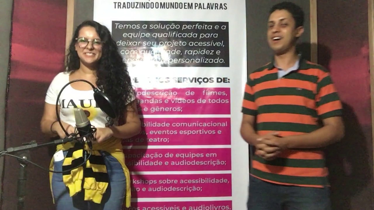 Visita da dubladora Bianca da Costa na TraduSound - YouTube