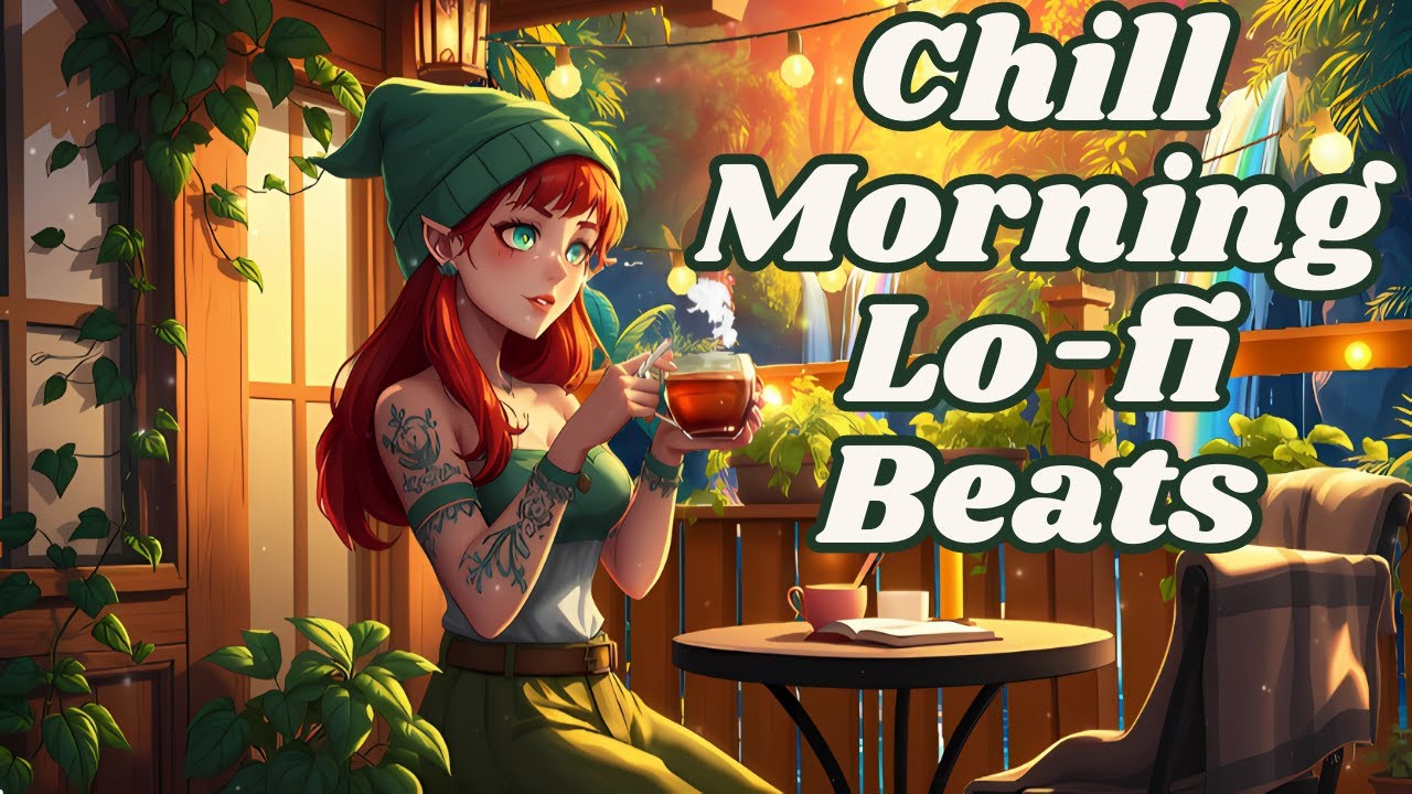 Chill Morning Vibes: Jazzy Funky Lo-Fi Beats to Start Your Day ☕🎶 🍀 ...