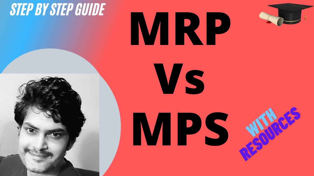 Master Production Schedule MPS and Materials Requirement Planning MRP ...