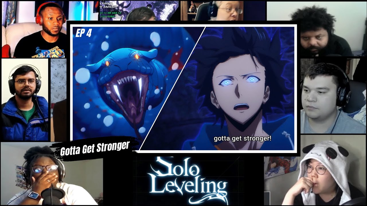 🥶JinWoo LEVELS UP!🤯 || Solo Leveling Episode 4 || ⬇️TIMESTAMPS IN ...
