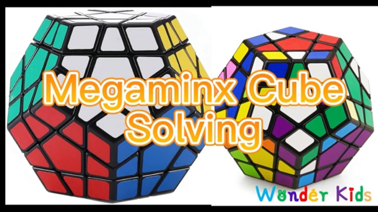 How to solve Megaminx Cube Step by step. Ryan from Wonder Kids 五魔方教学 ...