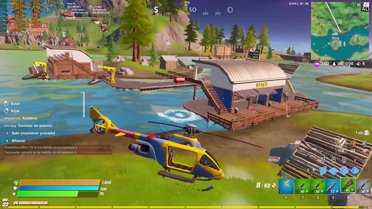 Fortnite Phenom II X4 965 RX560 julio 2020 - YouTube