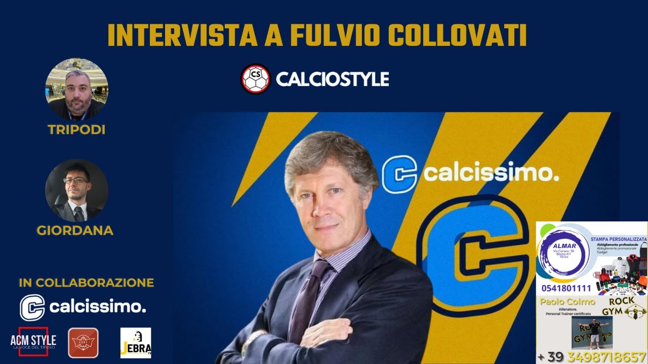 SPECIALE INTERVISTA A FULVIO COLLOVATI-LIVE - YouTube