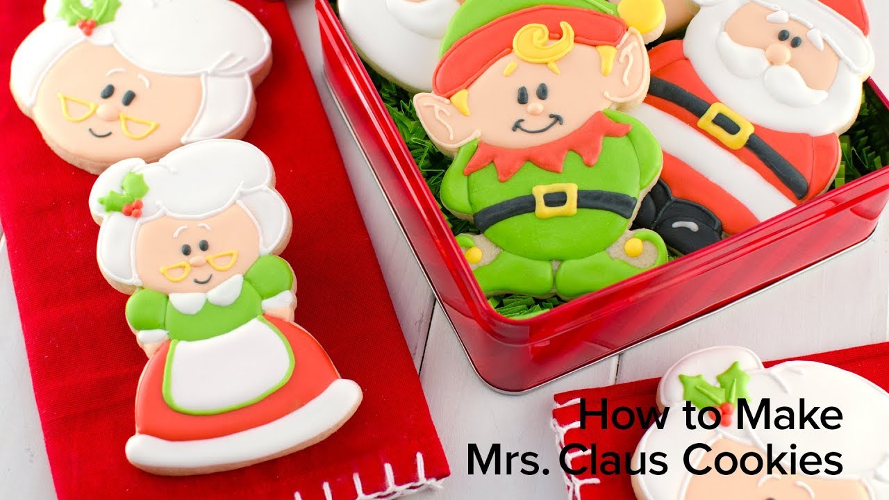 How to Make Mrs. Claus Cookies - YouTube