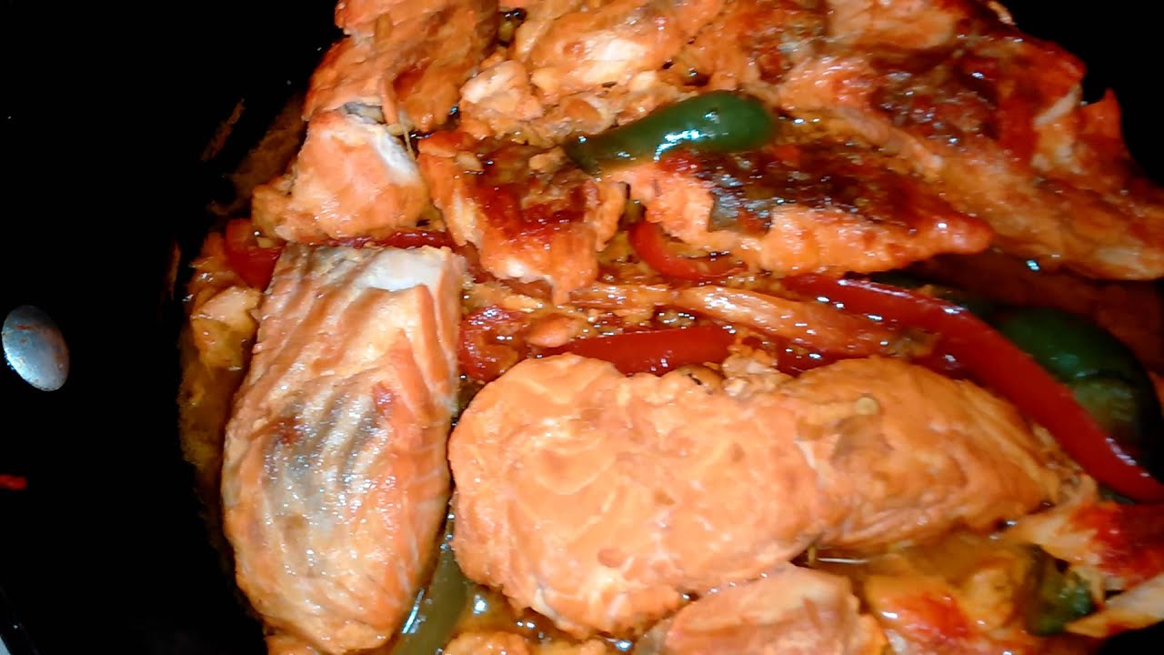 Dominican Salmon Guisado - YouTube