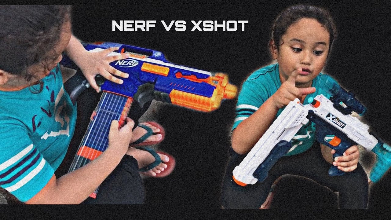 NERF vs XSHOT - YouTube