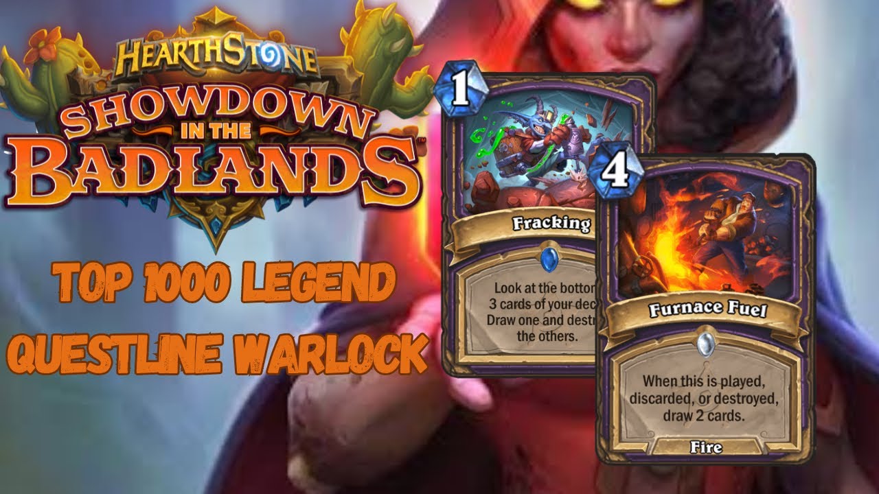Top 1000 Legend Quest Warlock | Wild Hearthstone - Showdown in the ...