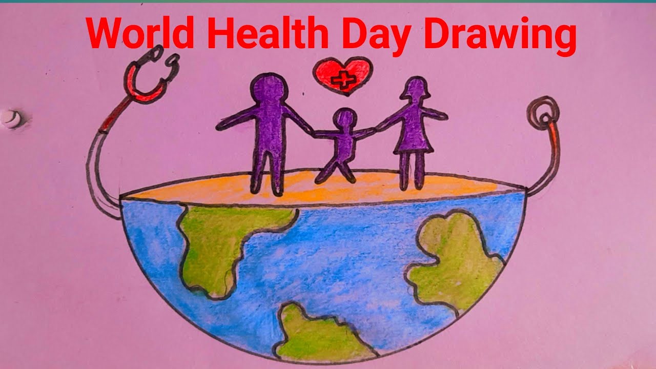 our planet our health poster drawing, our planet our health drawing ...