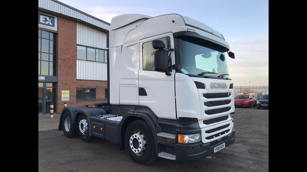 2018 SCANIA R450 HIGHLINE *EU6* 6X2 TRACTOR UNIT PO18 NZH - YouTube