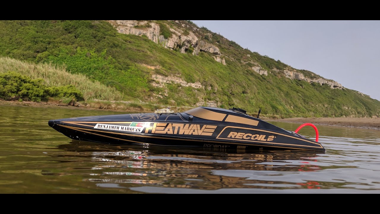 TenShock EVO 2240 2750kv motor on ProBoat Recoil 2 Heatwave 4s run ...