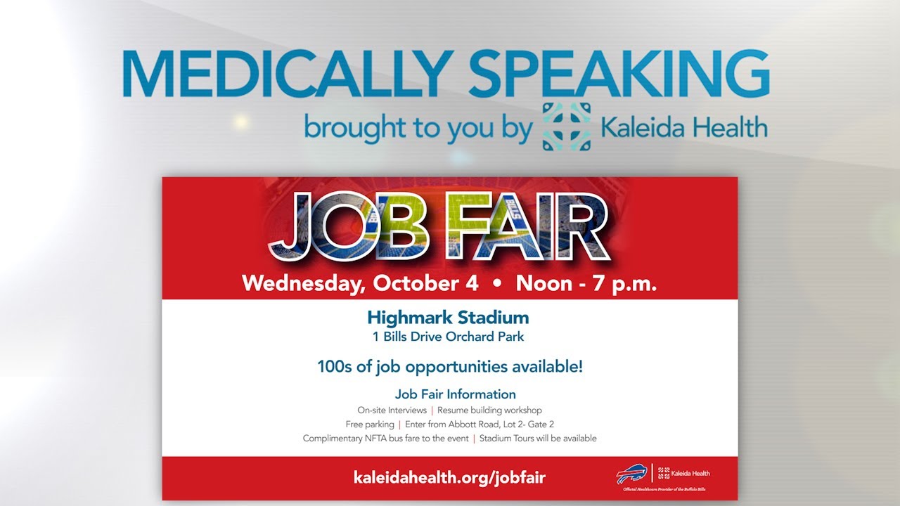 Medically Speaking - Kaleida Health Job Fair at Highmark Stadium - YouTube