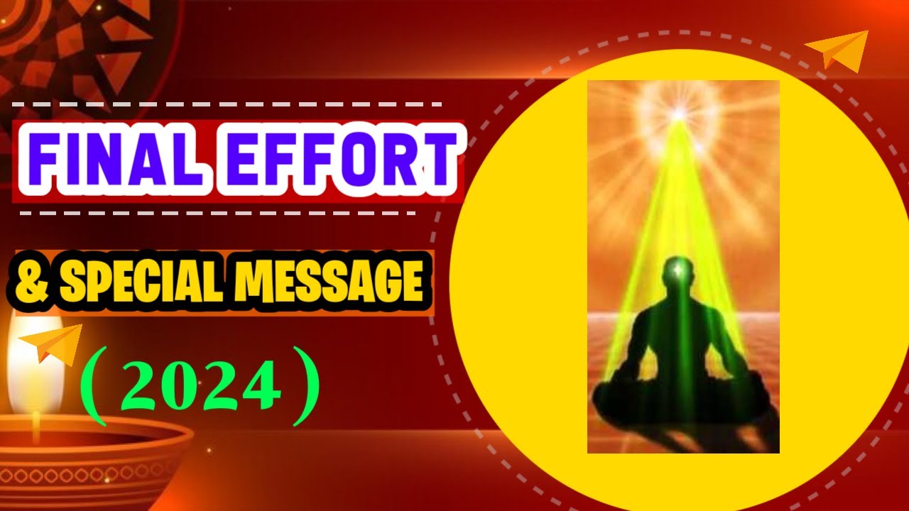 Final effort & special message (2024) - Eng - YouTube