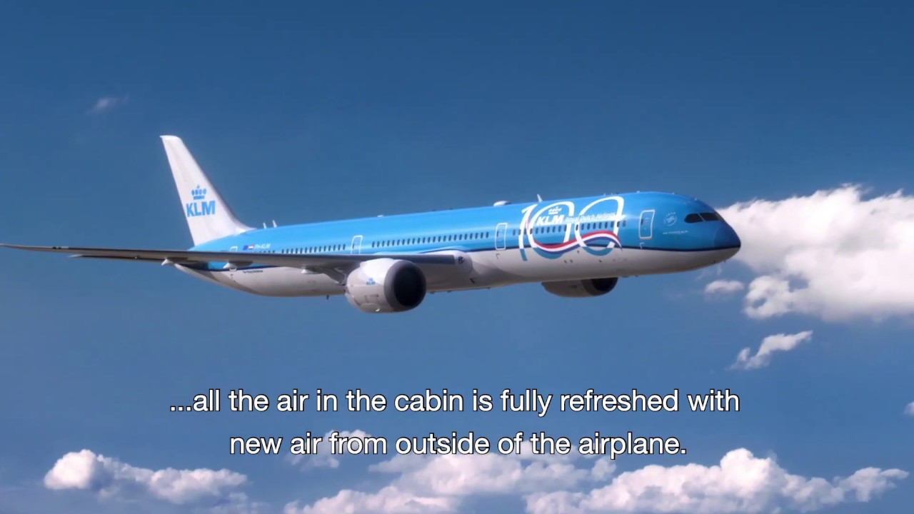 Air quality on board of KLM aircraft - YouTube