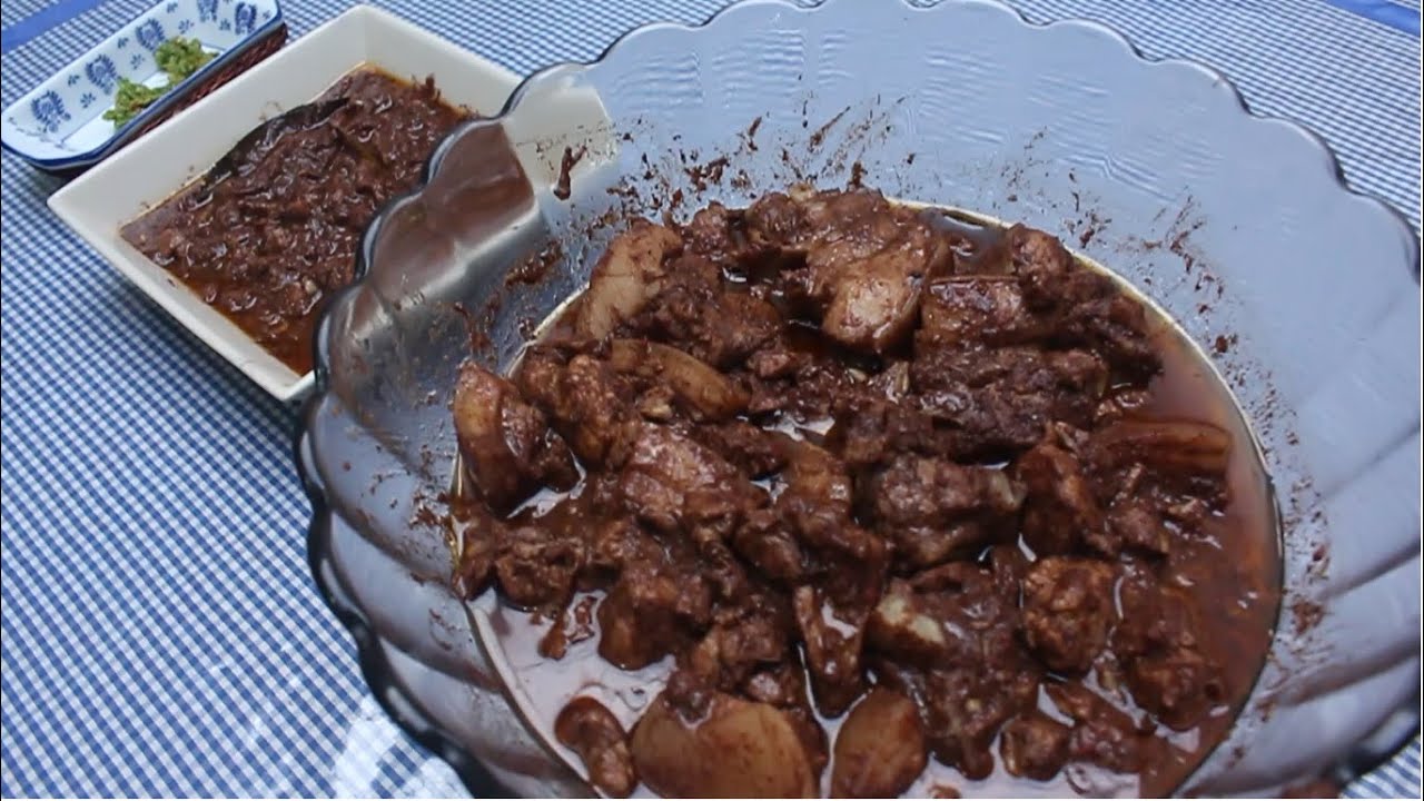 Membuat Saksang Tanggo-tanggo Praktis dan Enak - YouTube