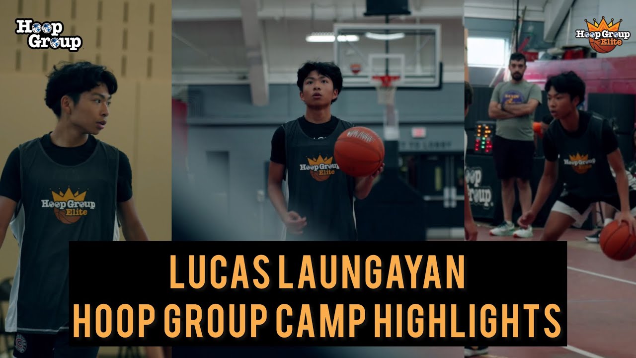 Lucas Laungayan Hoop Group Academic Elite One Camp Highlights - YouTube