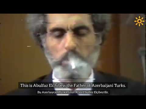 Əbülfəz Elçibəy ingilis dilinde Türk atasi